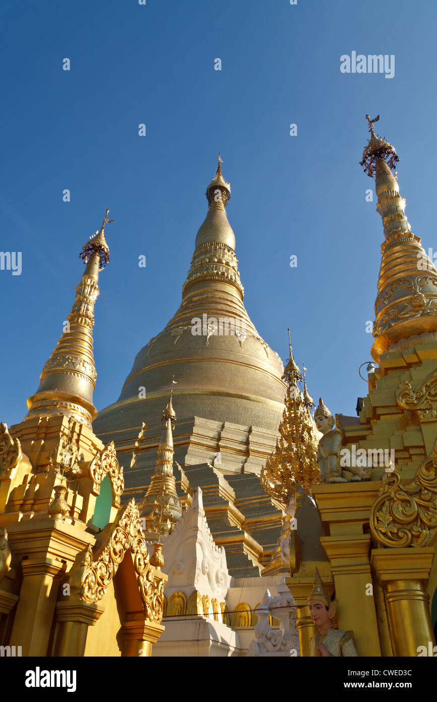 The Shwedagon Pagoda in Rangoon Stock Photo - Alamy