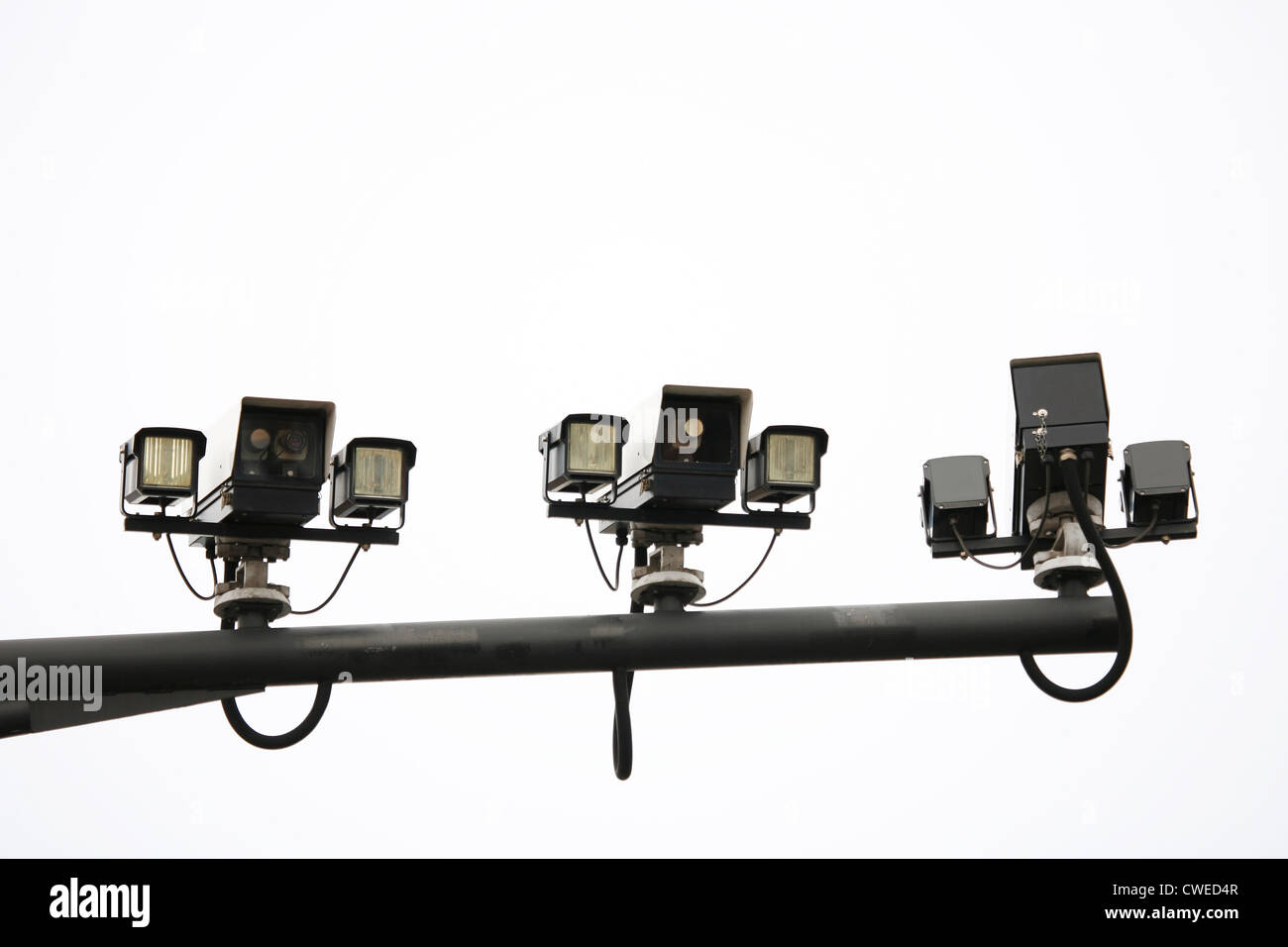 CCTV, security camera, watching every movement in modern society Stock ...