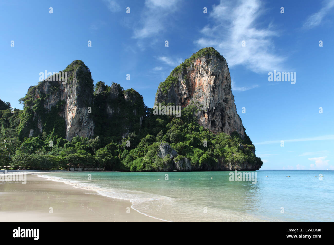 Railay beach, krabi, Thailand Stock Photo - Alamy