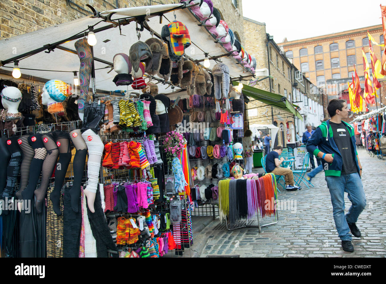 Camden Market Village Stalls - London UK Stock Photo - Alamy