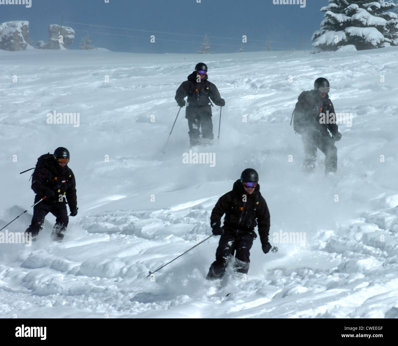 Winter warfare training hi-res stock photography and images - Alamy