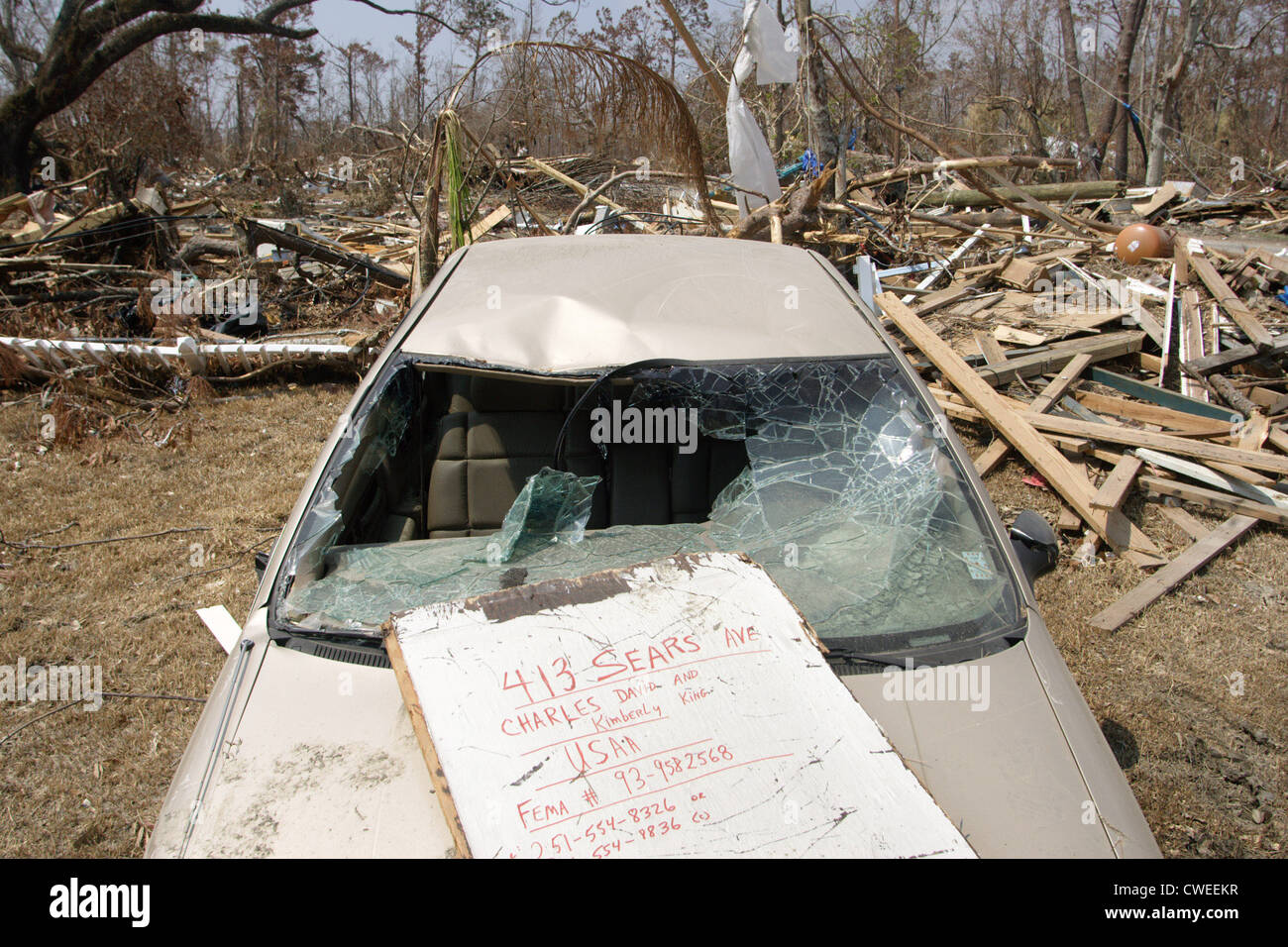 Transportation after hurricane destruction hi-res stock photography and images - Alamy
