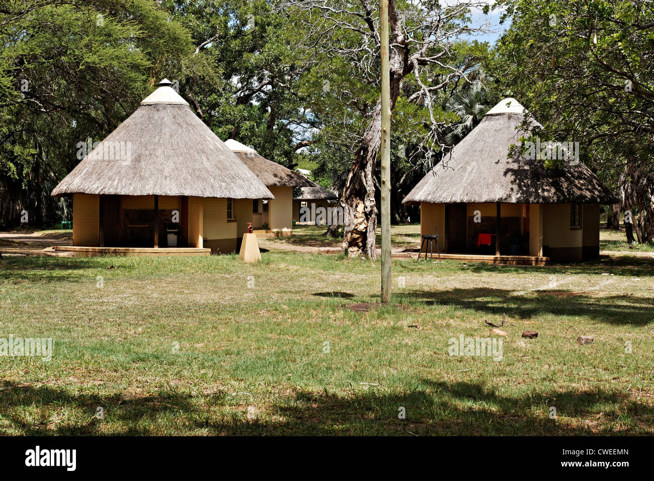 Accommodation Huts in the Letaba Camp, Kruger National Park, South ...