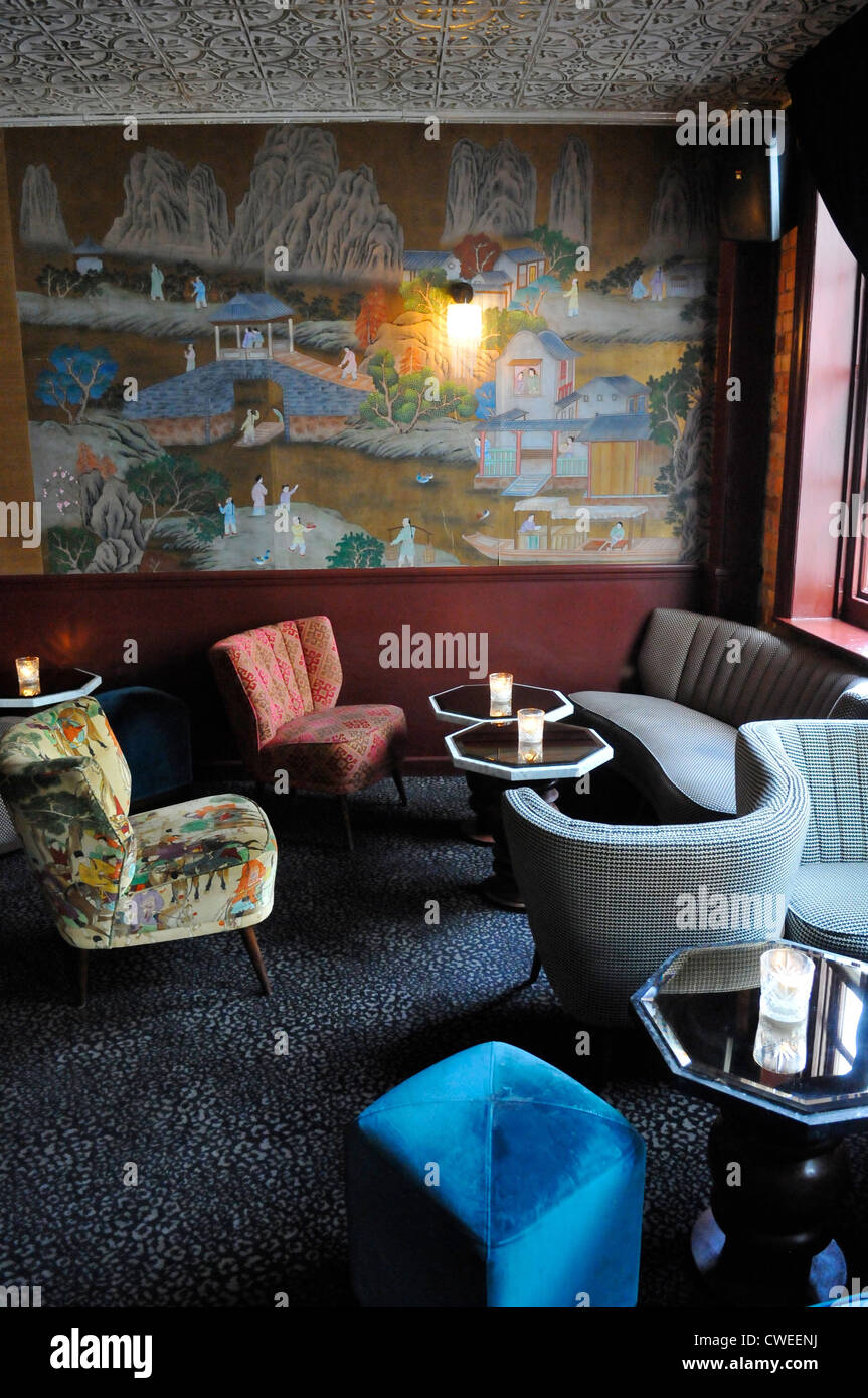 Experimental Cocktail Club, Gerrard Street, Chinatown, London Stock ...