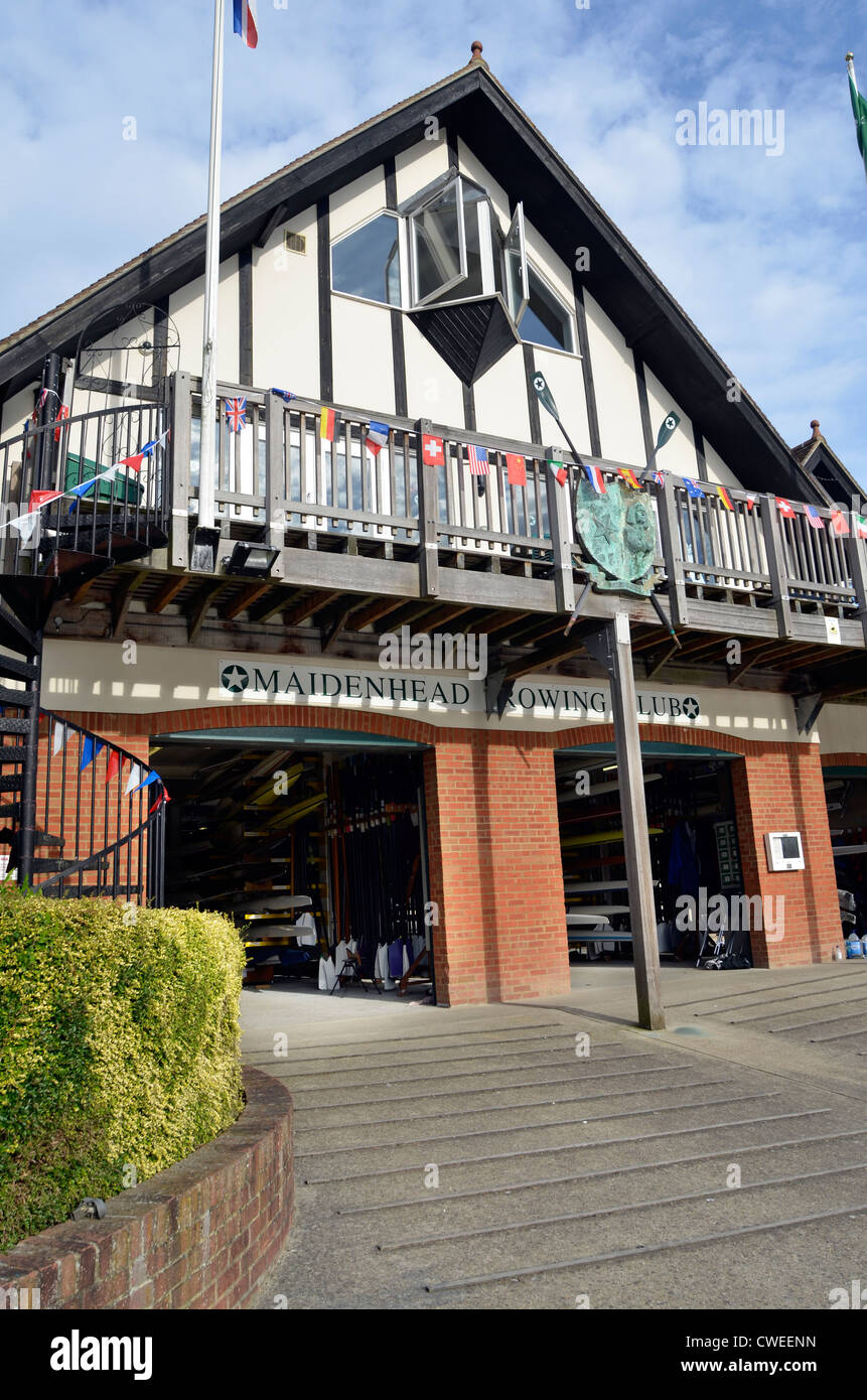 maidenhead rowing club, england Stock Photo - Alamy