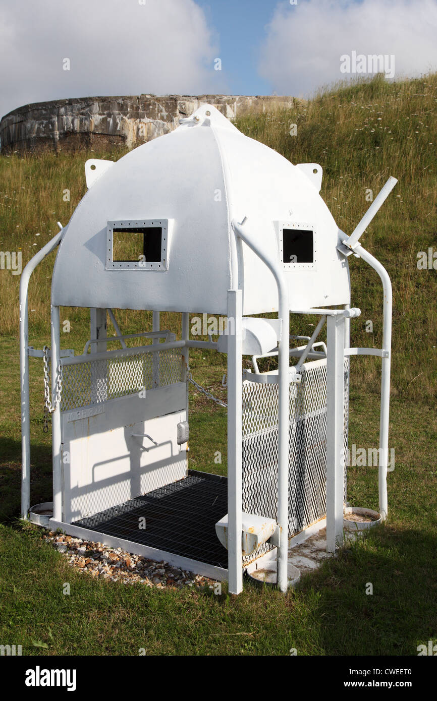 Wet diving bell Diving Museum, Stokes Bay, Hampshire, England Stock ...