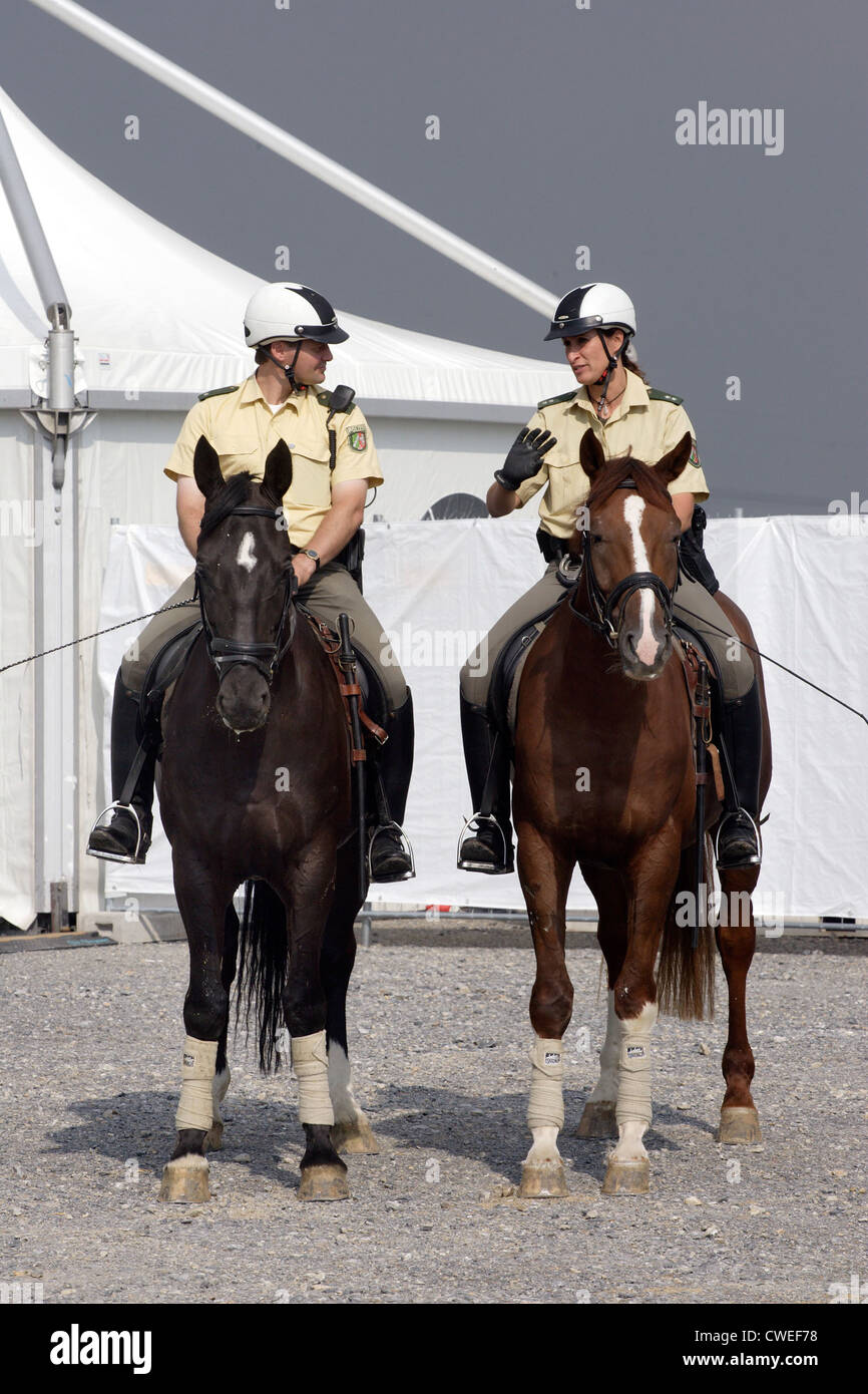 Police Riding Team Stock Photo - Alamy