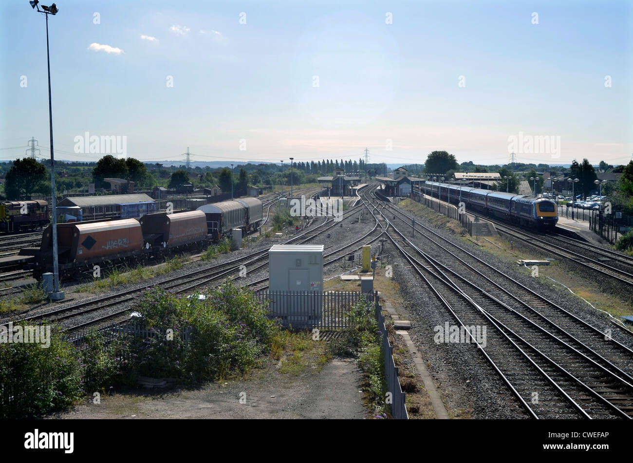 didcot railway station didcot england Stock Photo - Alamy