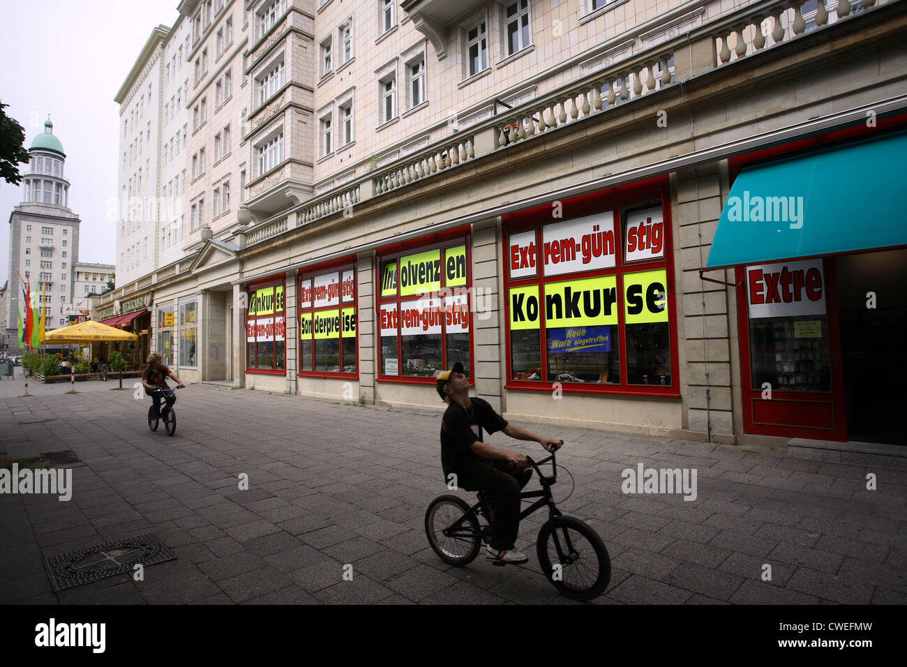 Cityscape: Berlin district of Friedrichshain Stock Photo - Alamy