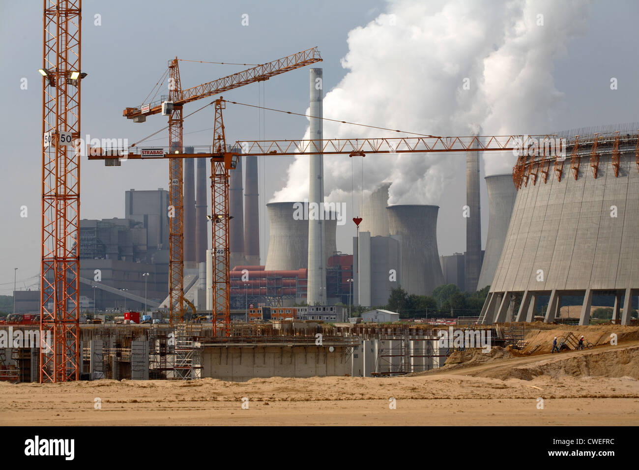 RWE power plant BoA 2 and 3, Grevenbroich, Neurath Stock Photo - Alamy