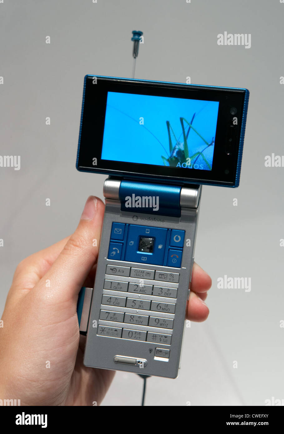 UMTS mobile phone from Sharp also with the TV reception is possible ...