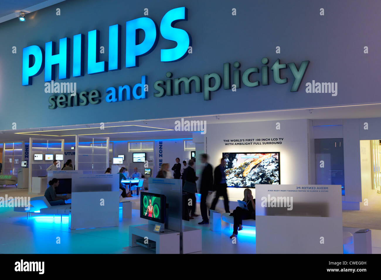 Berlin - Philips booth at the IFA exhibition Stock Photo - Alamy