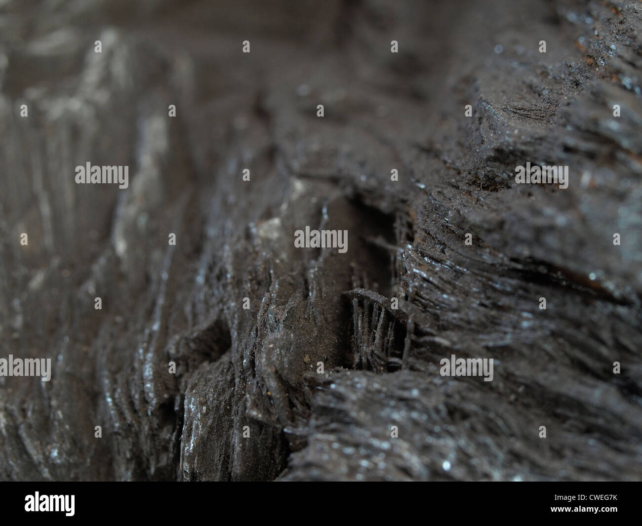 Hematite; Vares, Bosnia and Herzegovina. Photograph covers an area of ...