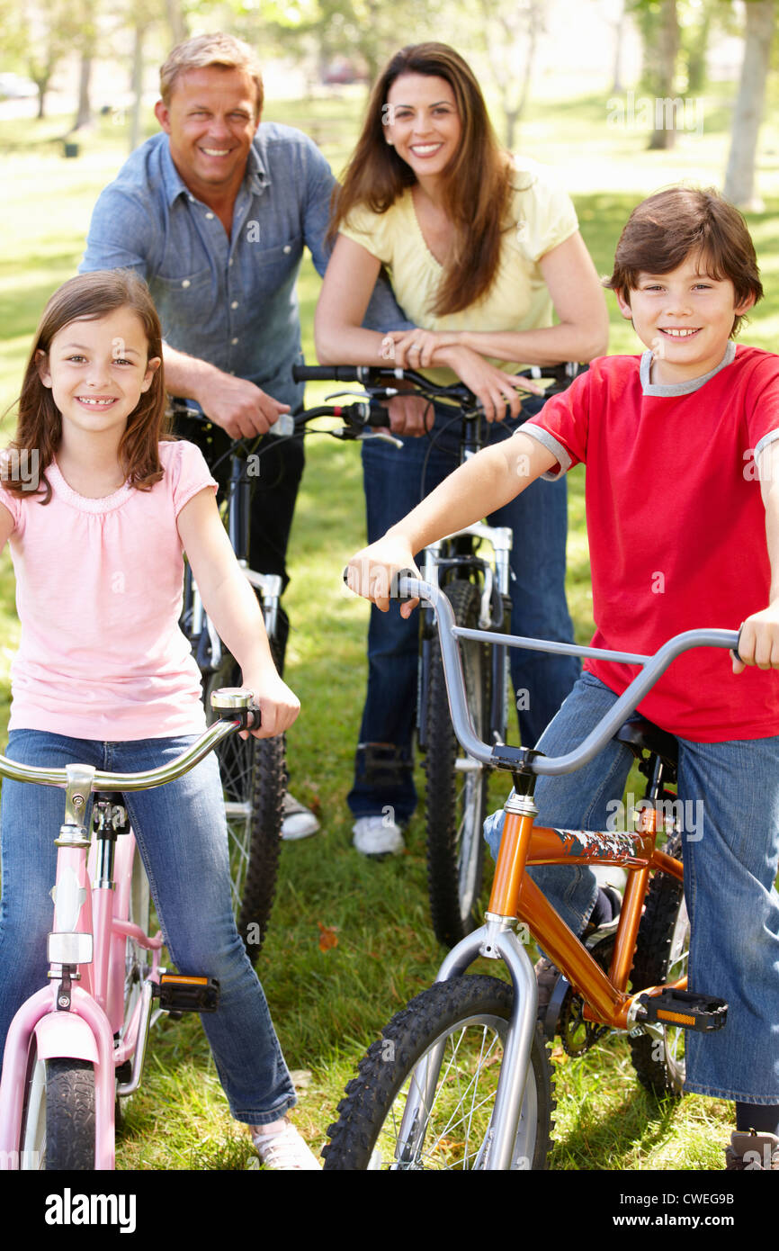 Mother and son riding bikes hi-res stock photography and images - Alamy