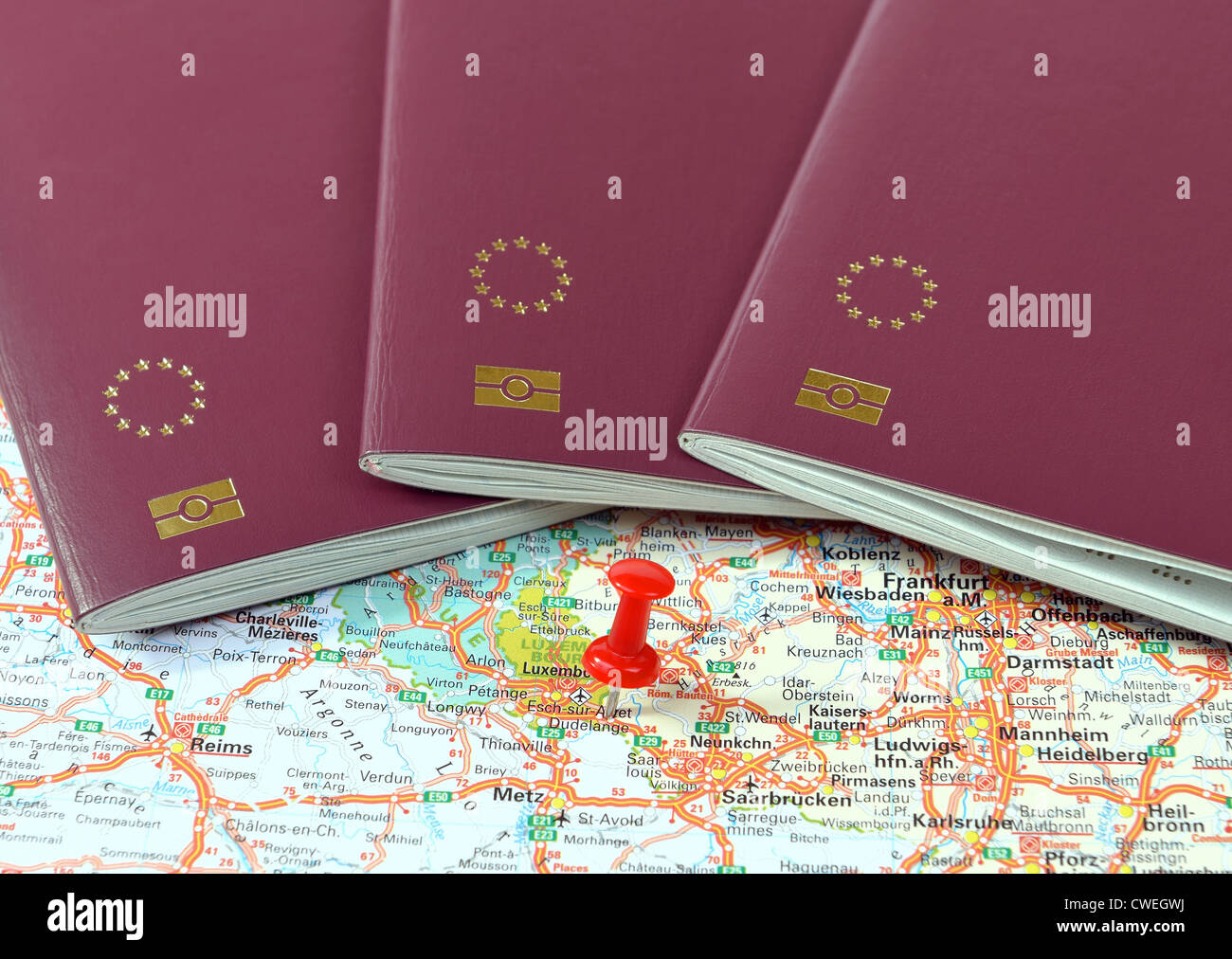 Schengen map hi-res stock photography and images - Alamy