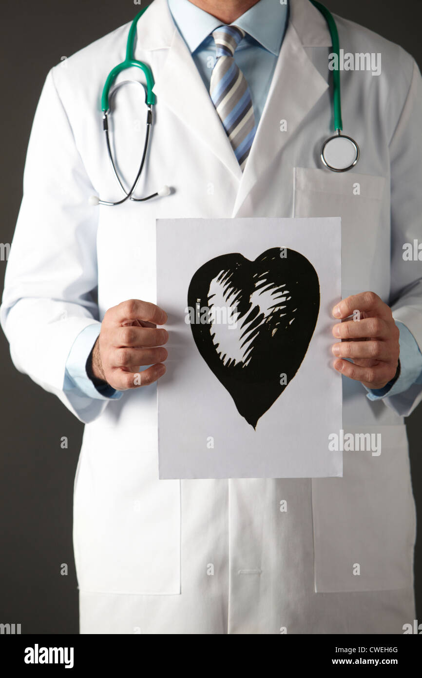 Drawing Heart Medical Doctor Stethoscope High Resolution Stock ...