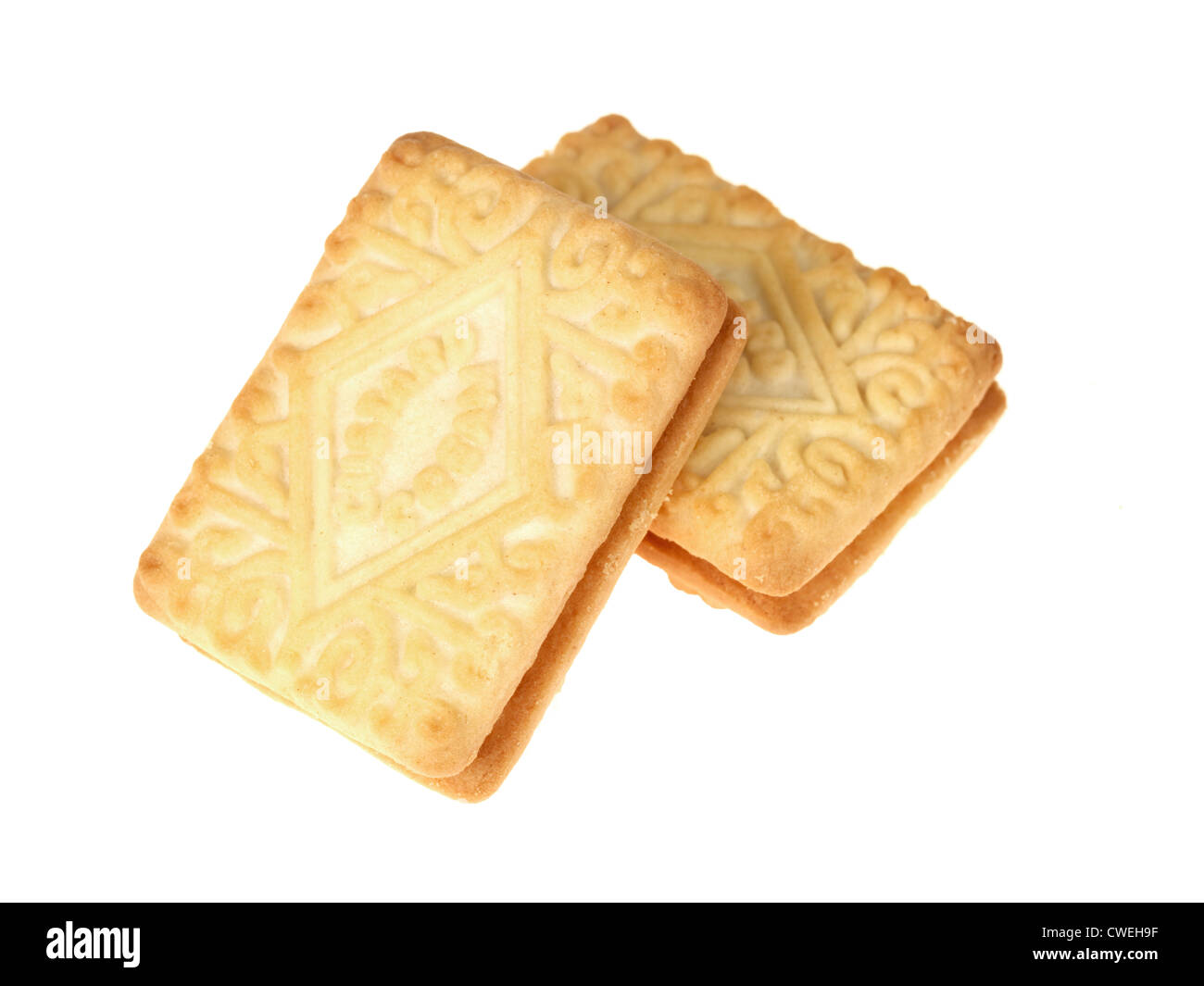 Custard Cream Biscuits Stock Photo - Alamy