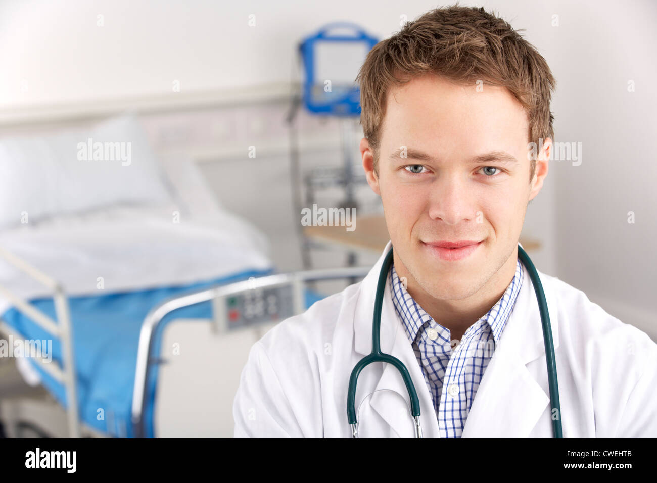 Portrait American student doctor on hospital ward Stock Photo - Alamy