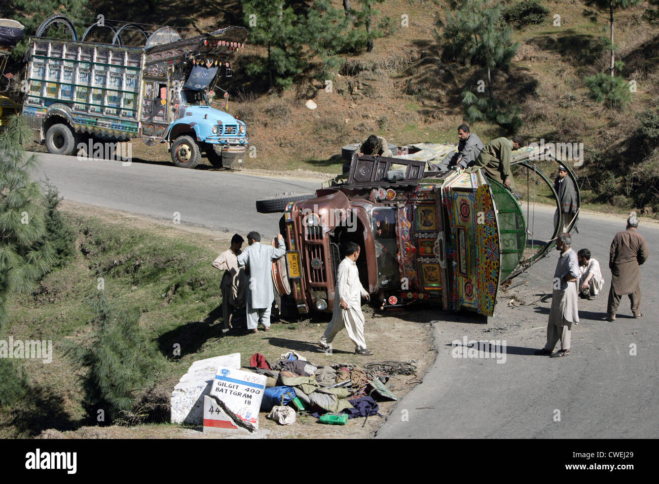Accident Road Pakistan High Resolution Stock Photography and Images - Alamy