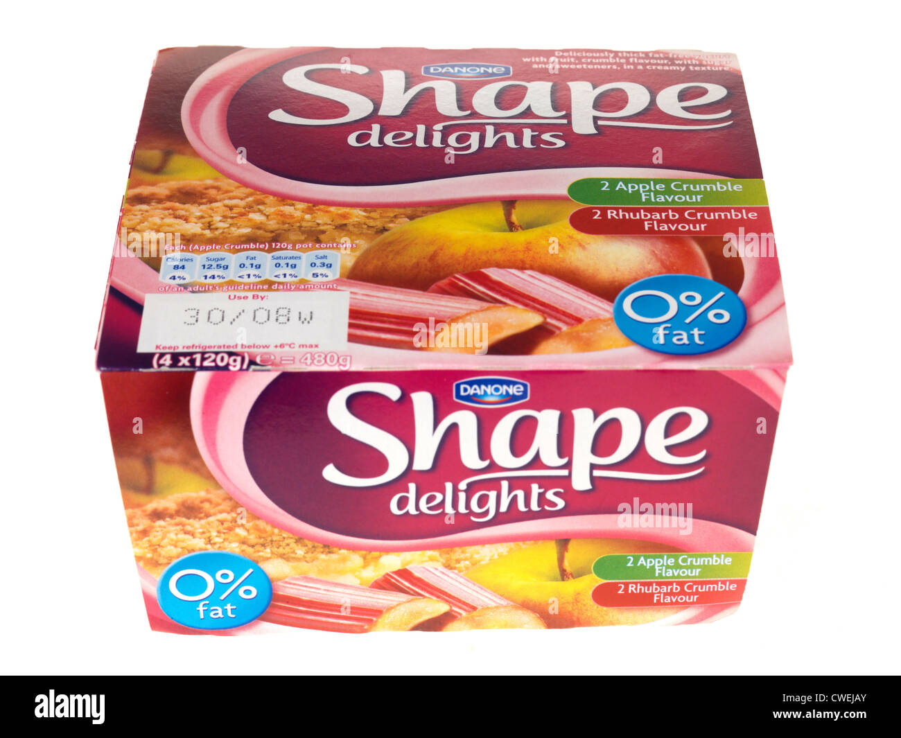Shapes Delight Yogurt Stock Photo - Alamy