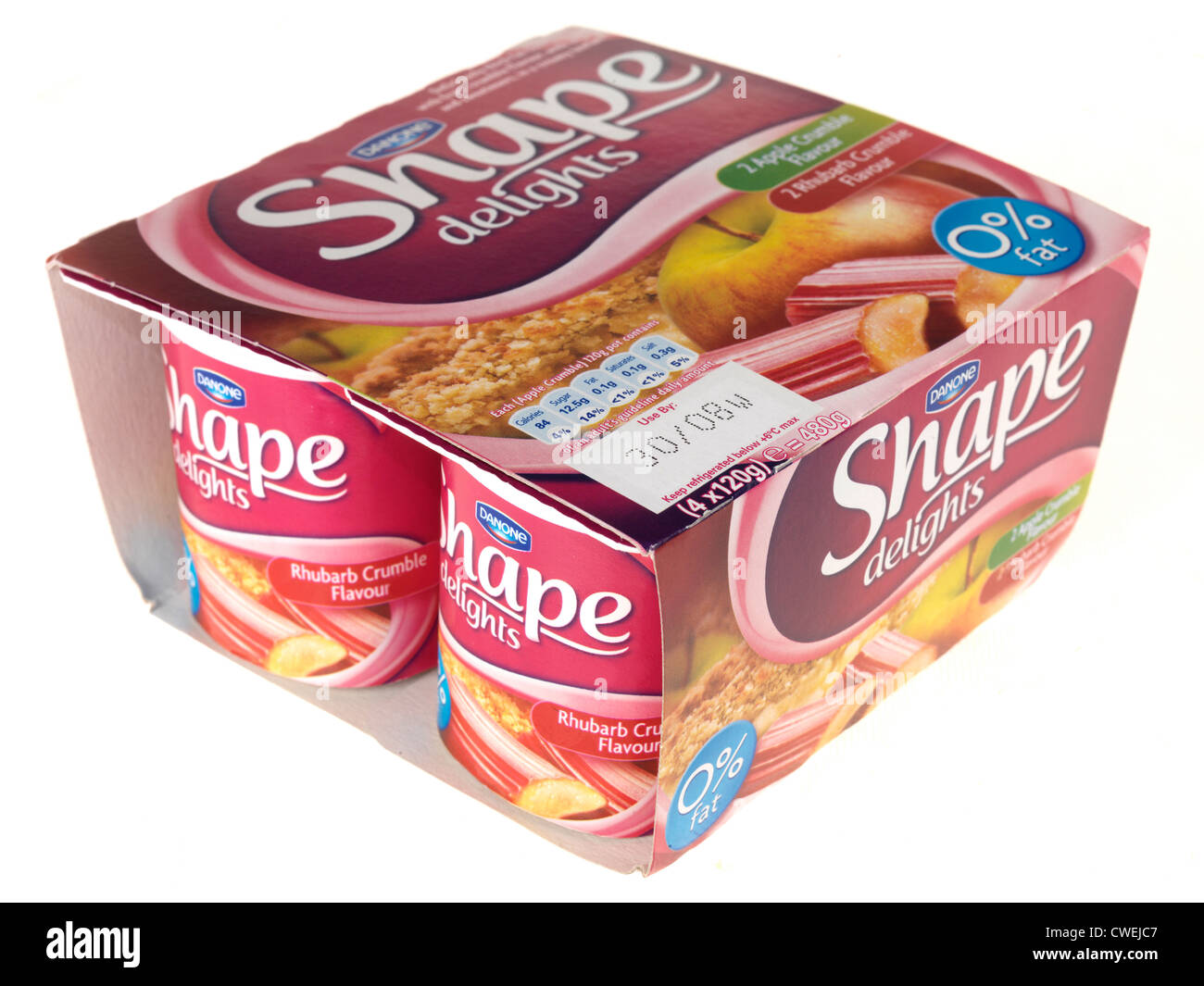 Shapes Delight Yogurt Stock Photo - Alamy