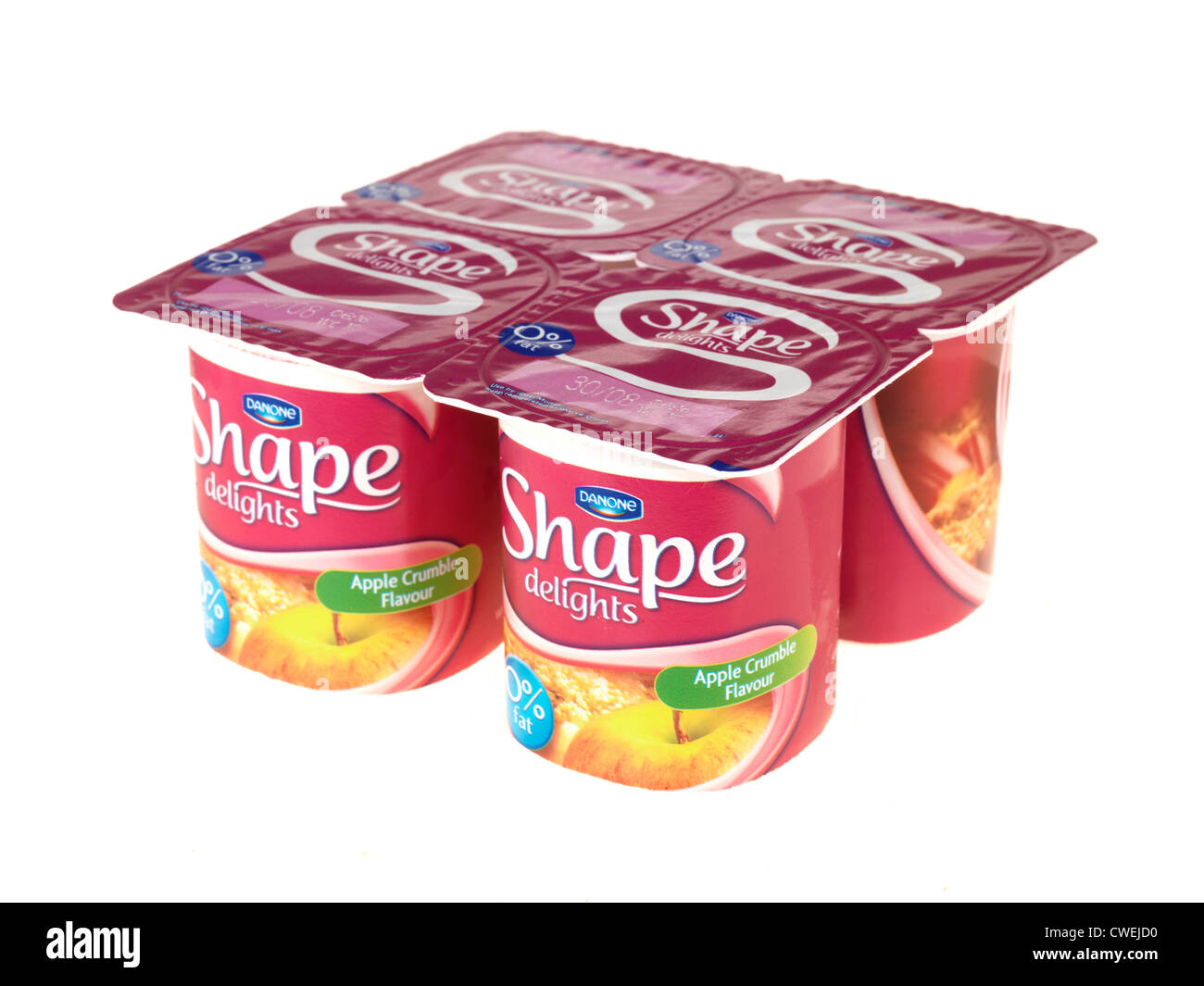 Shapes Delight Yogurt Stock Photo - Alamy