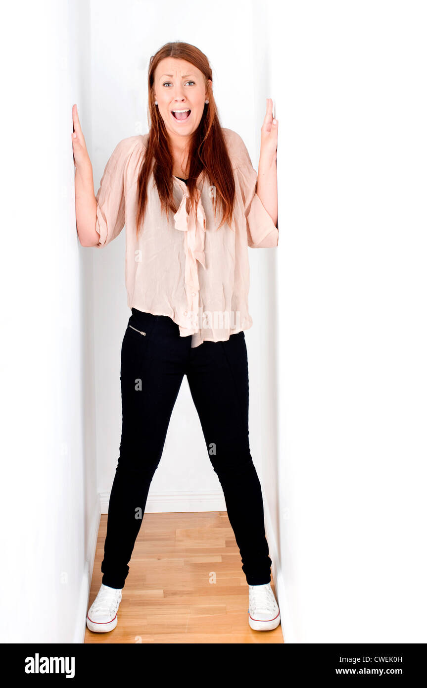 Claustrophobia young woman hi-res stock photography and images - Alamy