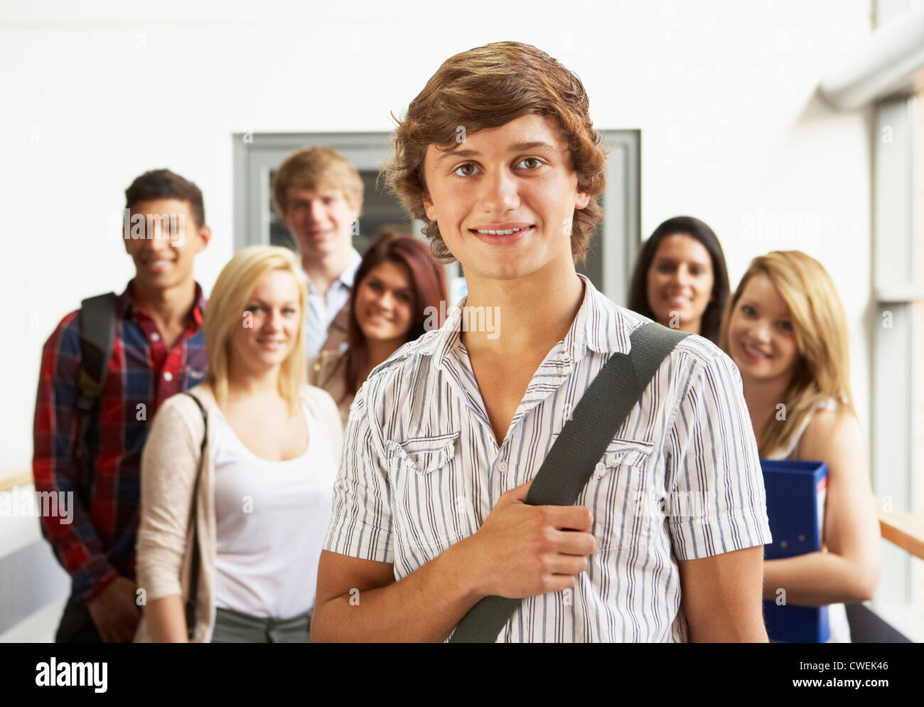 Students in college Stock Photo - Alamy