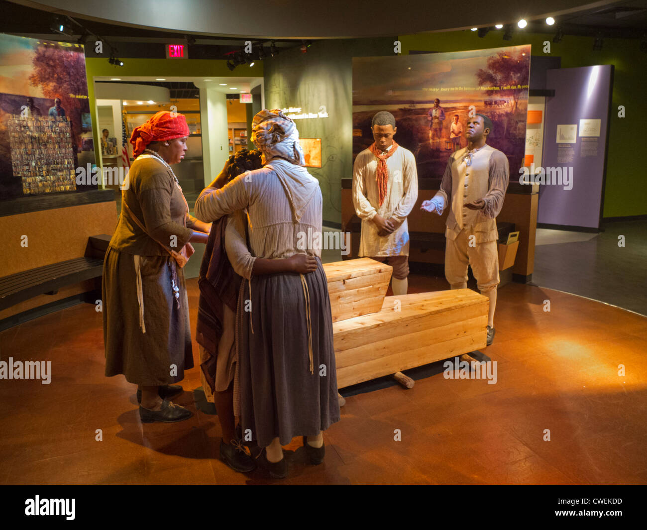 African Burial Ground National Monument visitor center Stock Photo - Alamy