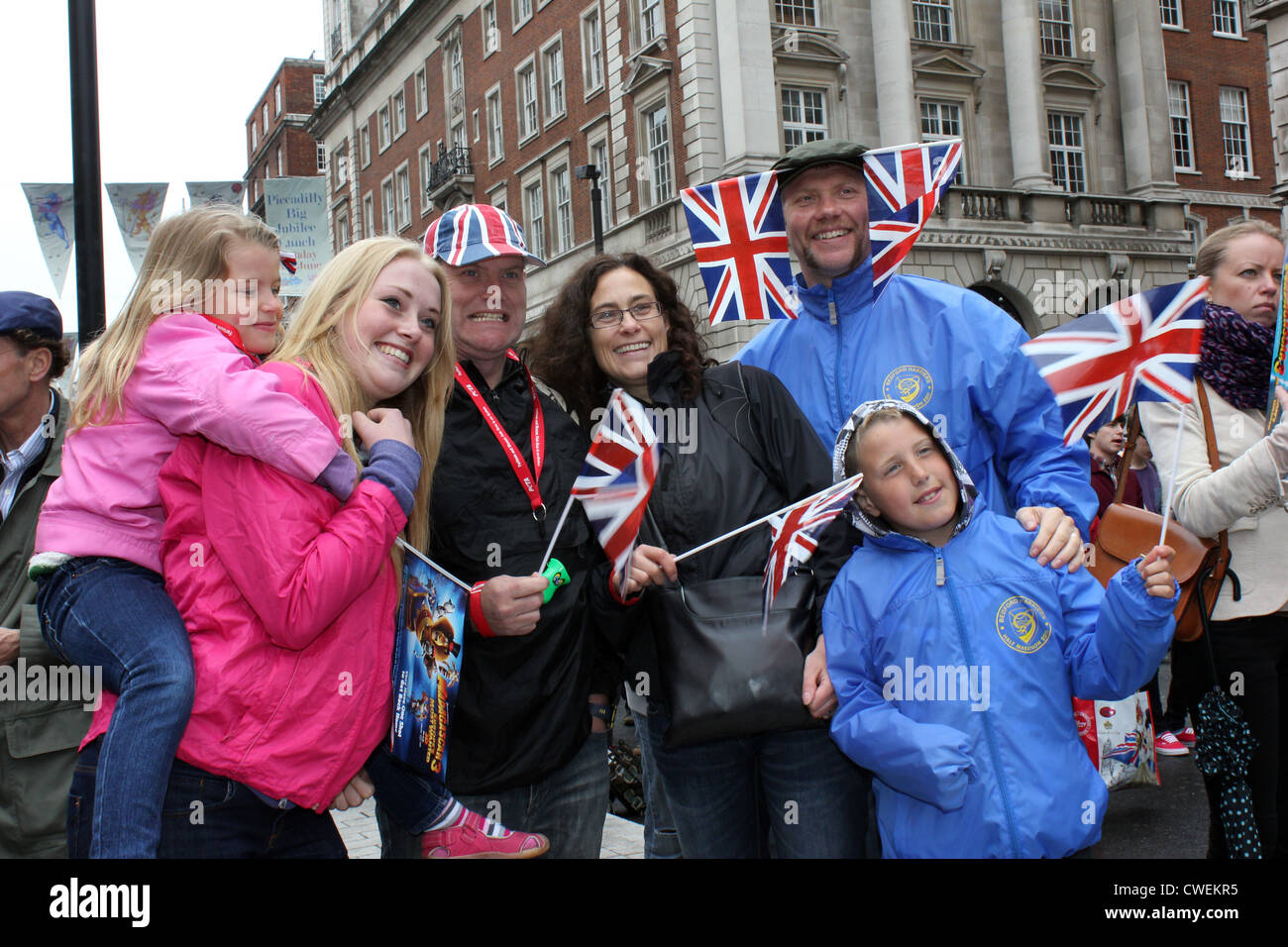 Celebrations at the Queen's Diamond Jubilee London UK, 2012 Stock Photo ...