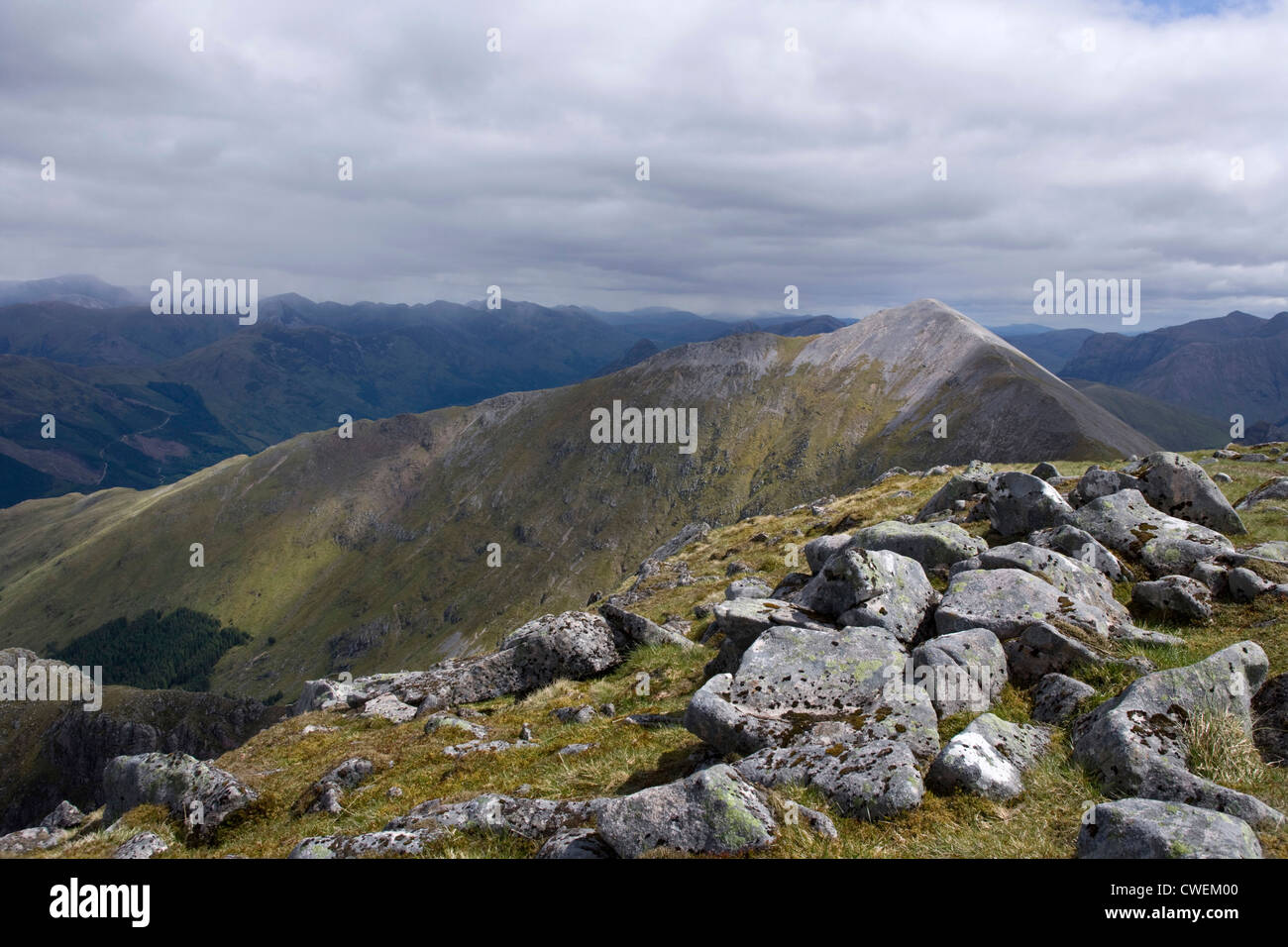 Sgorr Dhearg from Sgorr Dhonuill Stock Photo - Alamy