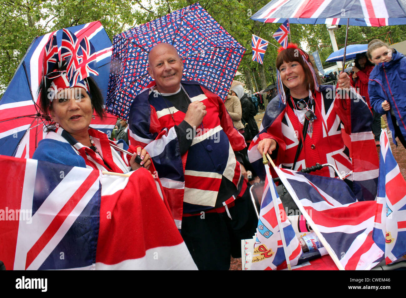 Celebrations at the Queen's Diamond Jubilee London, 2012 Stock Photo ...