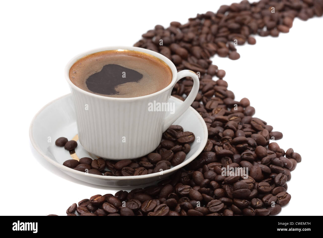 aromatic and delicious cup of coffee Stock Photo - Alamy