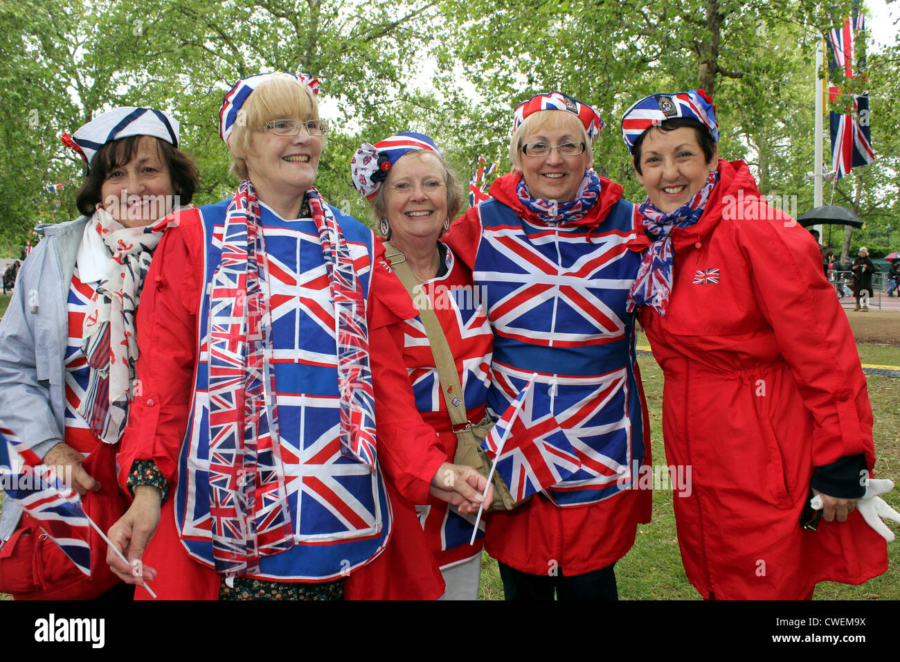 Celebrations at the Queen's Diamond Jubilee London, 2012 Stock Photo ...