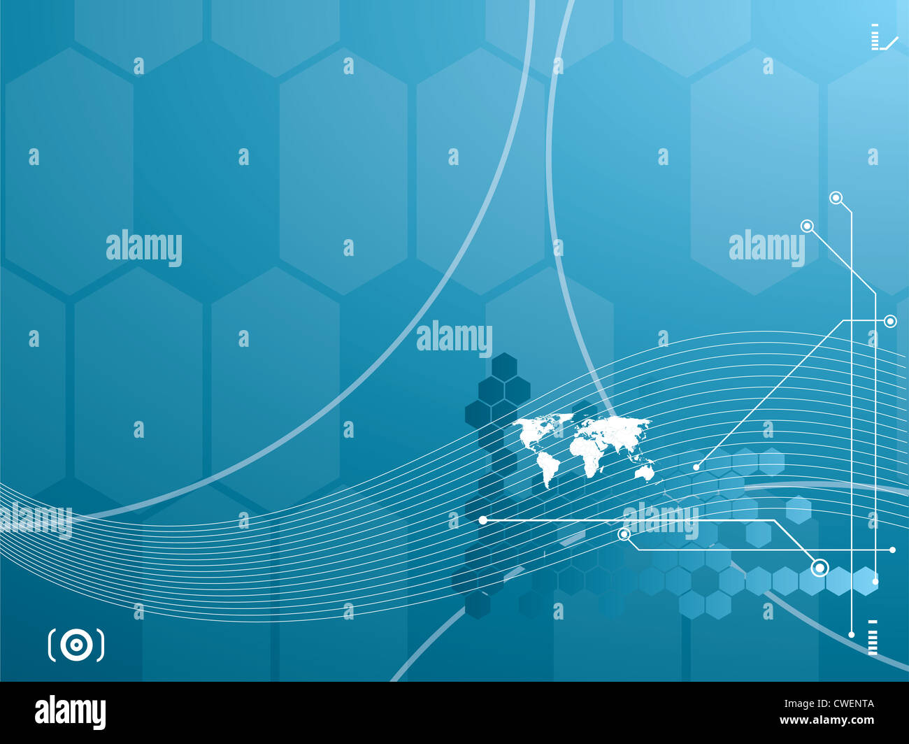abstract background vector with elements in technology Stock Photo - Alamy