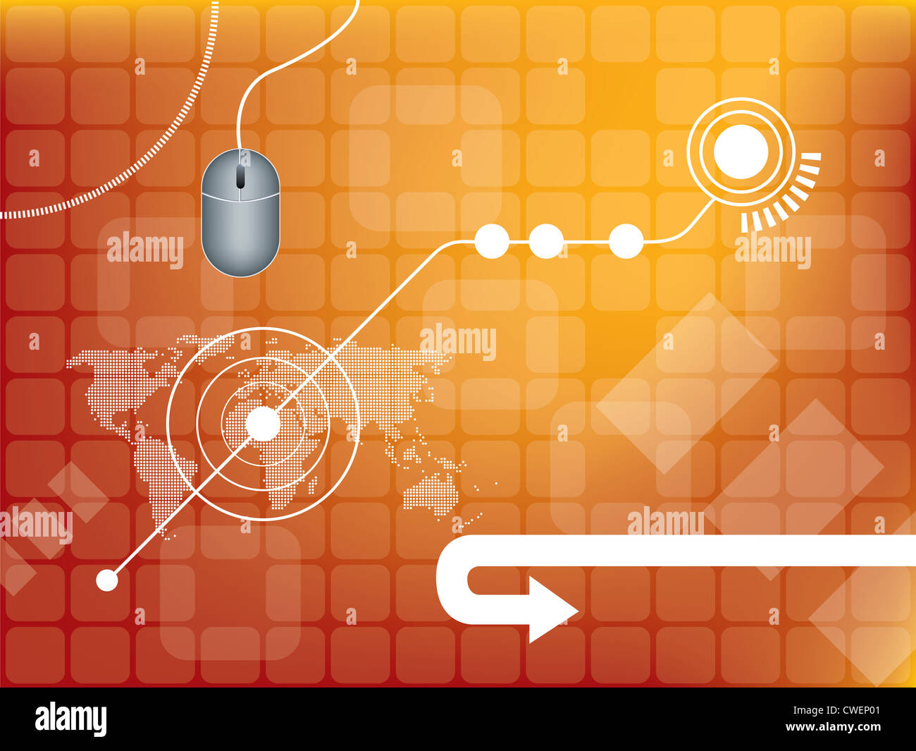 abstract background vector with elements in technology Stock Photo - Alamy