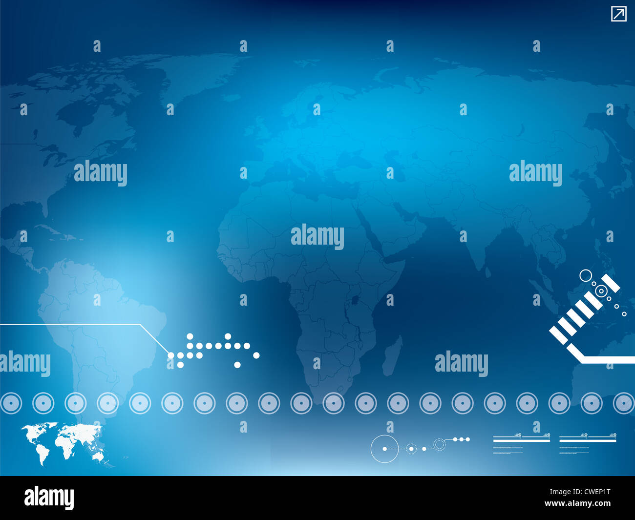 abstract background vector with elements in technology Stock Photo - Alamy