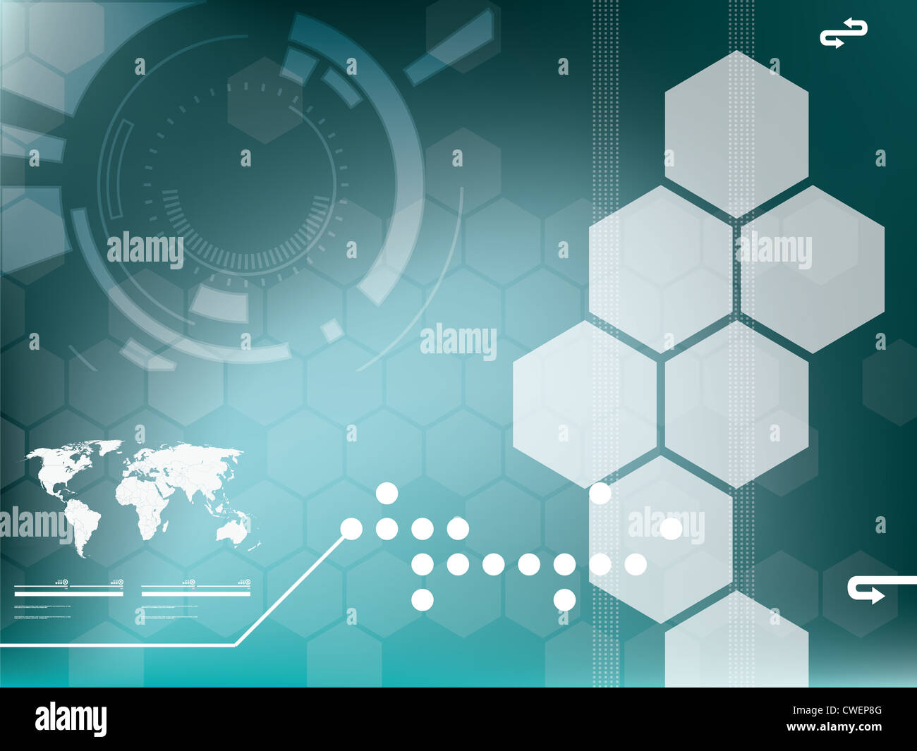 abstract background vector with elements in technology Stock Photo - Alamy