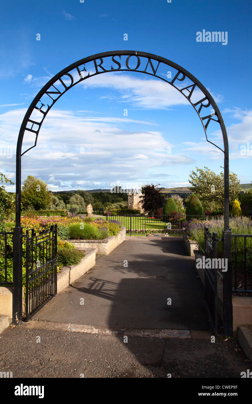Henderson Park at Coldstream Scottish Borders Scotland Stock Photo - Alamy