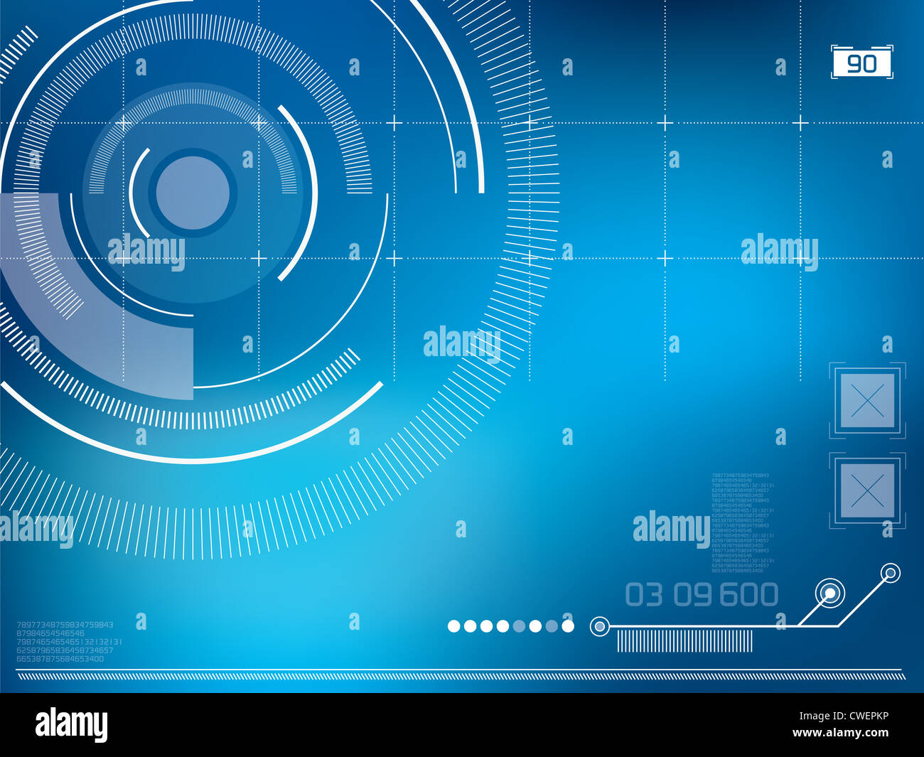abstract background vector with elements in technology Stock Photo - Alamy