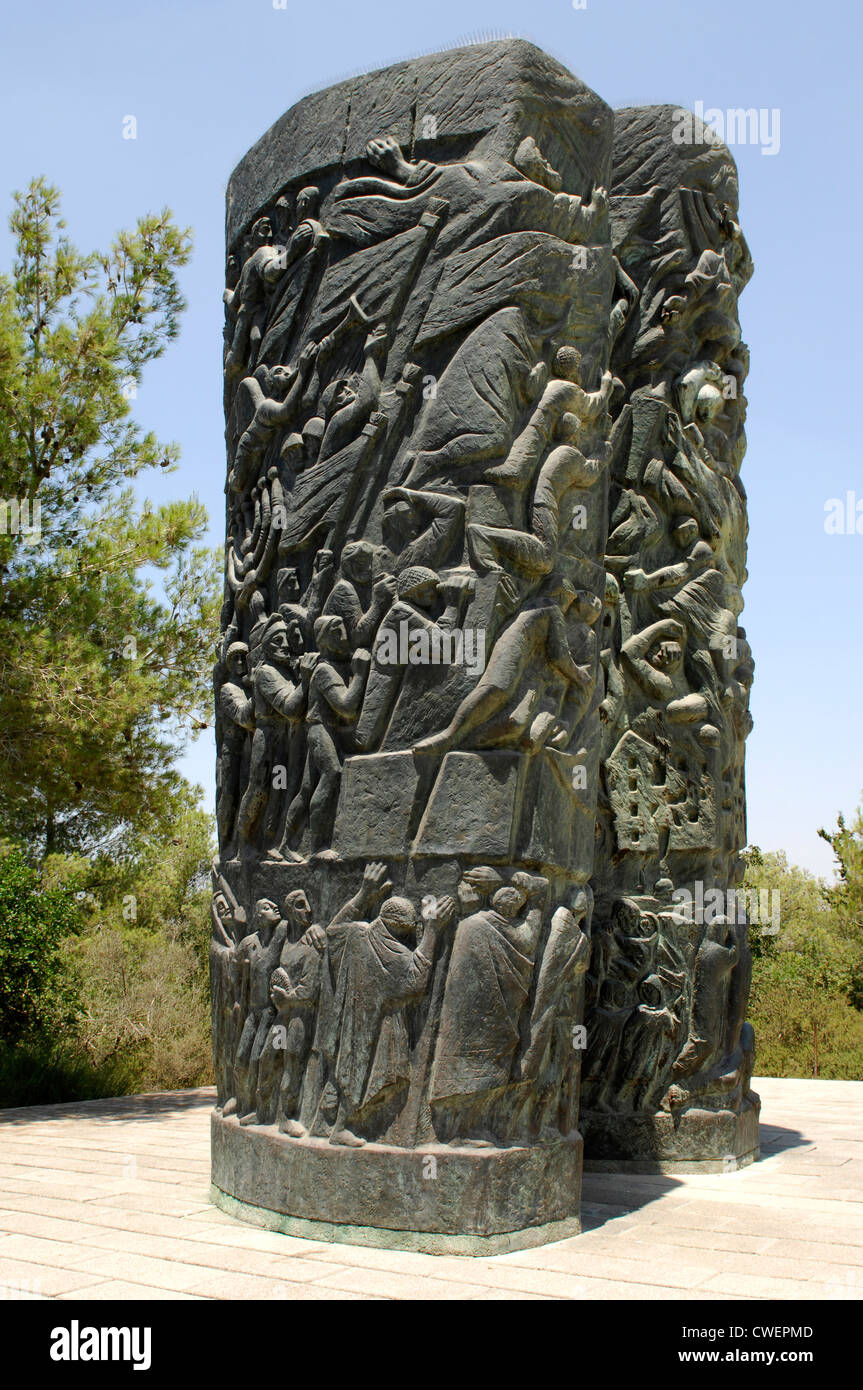 Scroll of Fire monument Stock Photo - Alamy