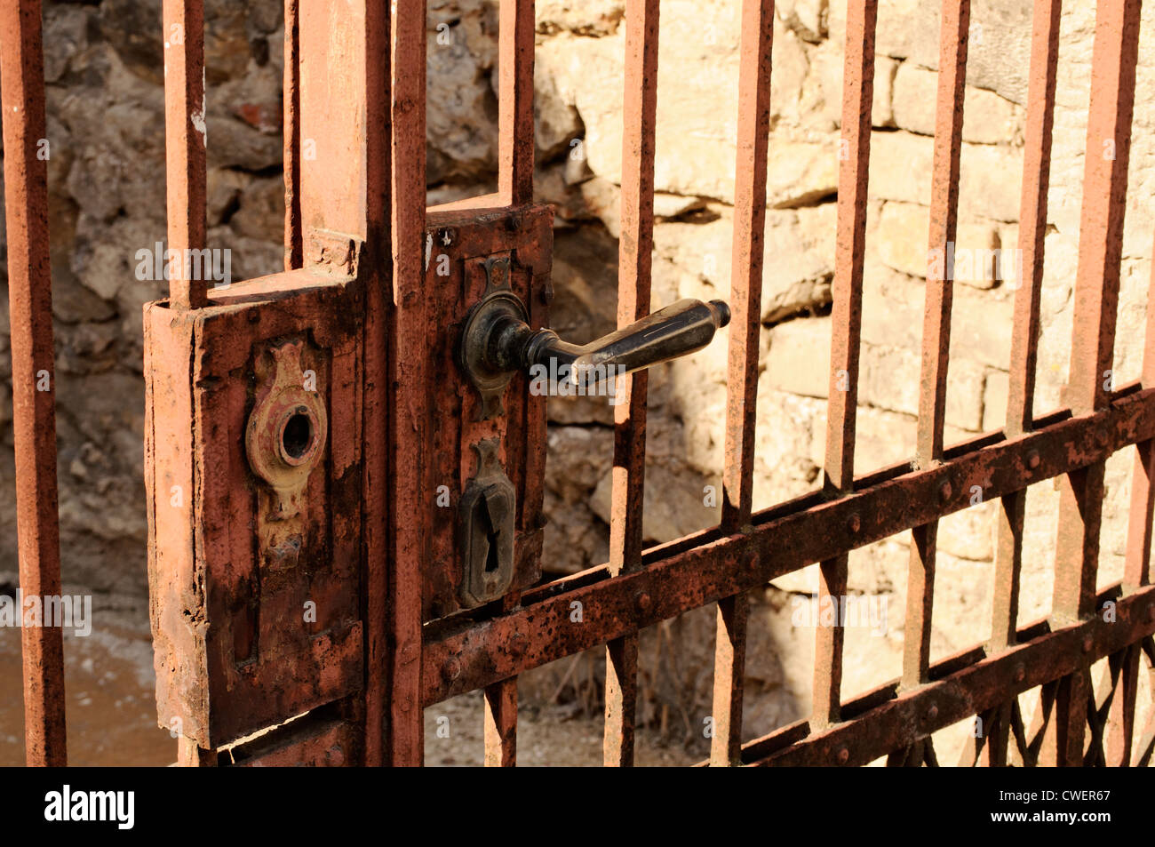 Creepy gates hi-res stock photography and images - Alamy