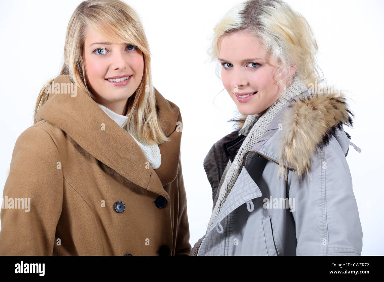 portrait of two friends Stock Photo - Alamy