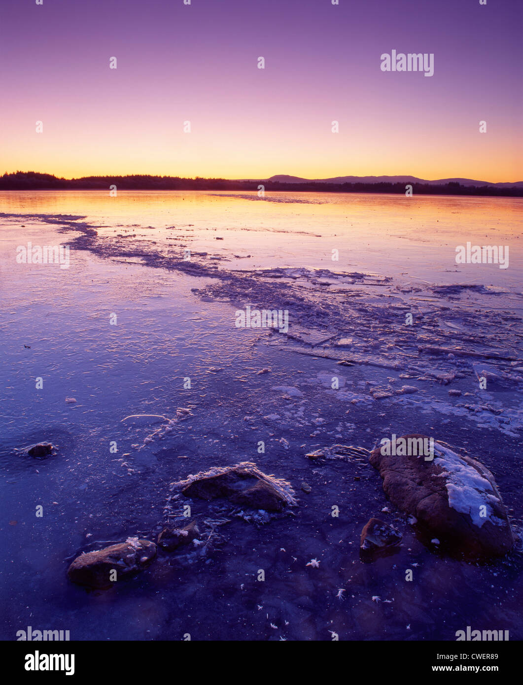 Lake of Menteith, Stirling, Scotland, UK. In the Loch Lomond and the ...
