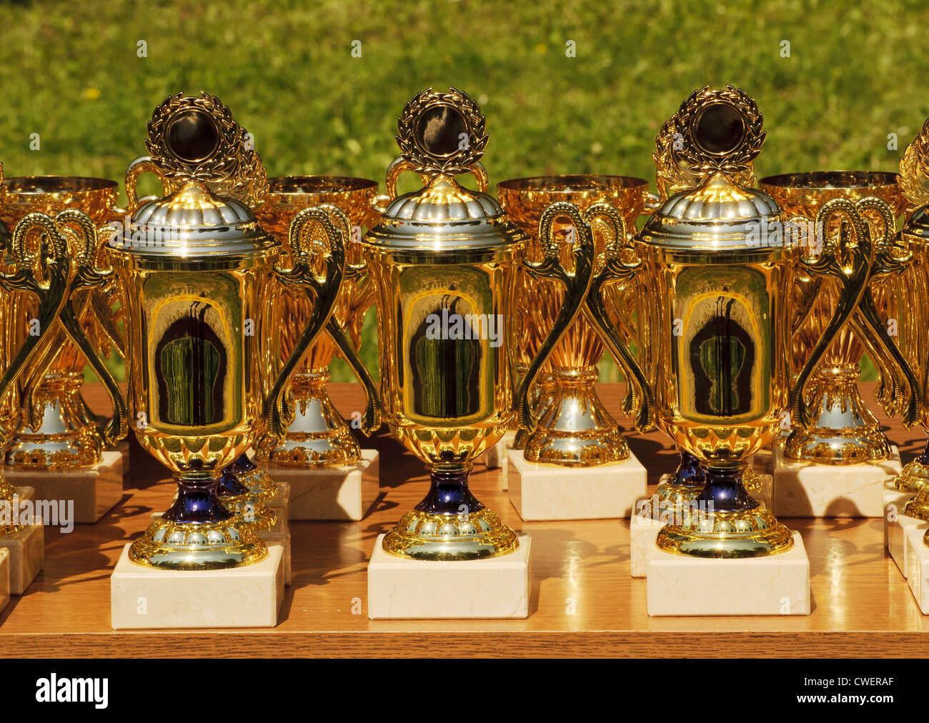 Victory trophies hi-res stock photography and images - Alamy
