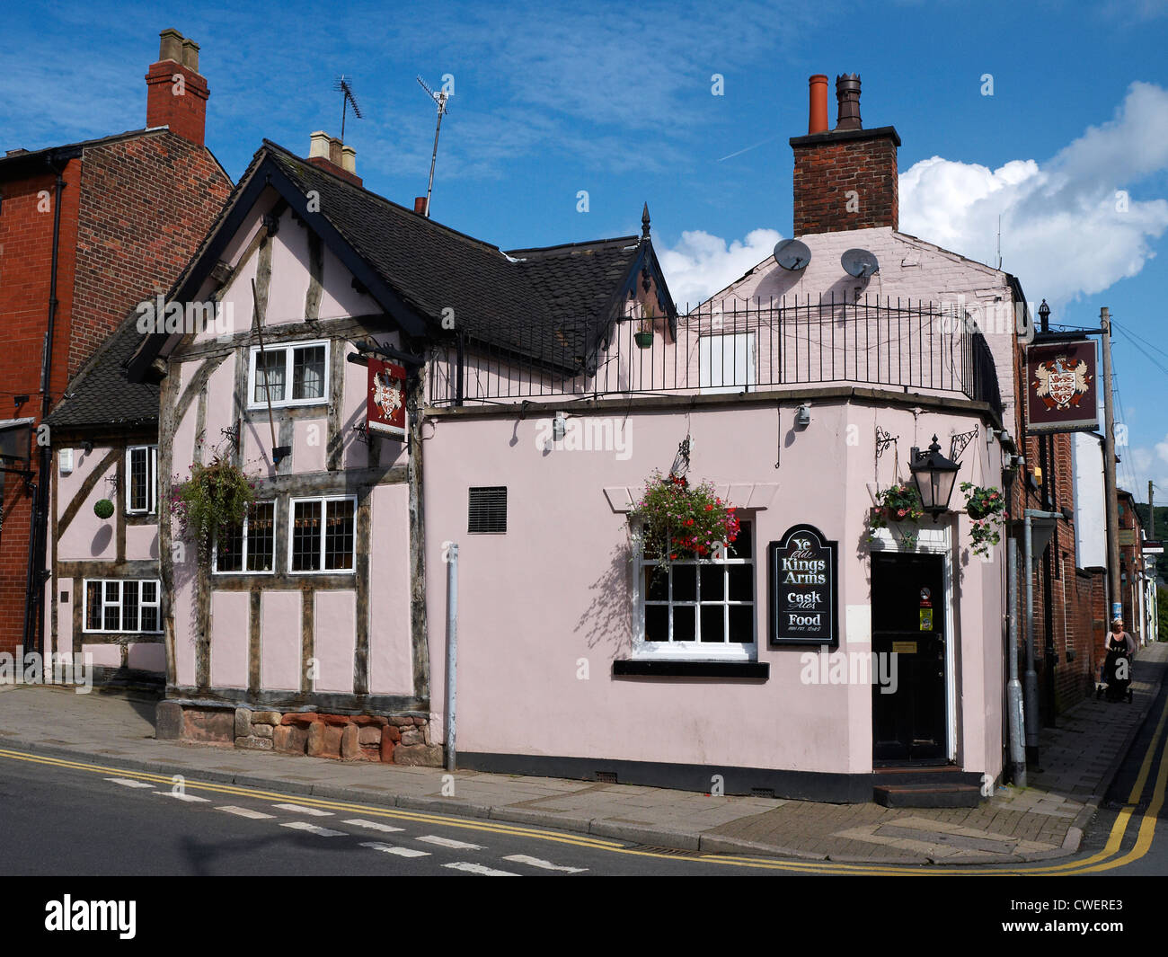 Ye Olde Kings Arms in Congleton Cheshire UK Stock Photo - Alamy