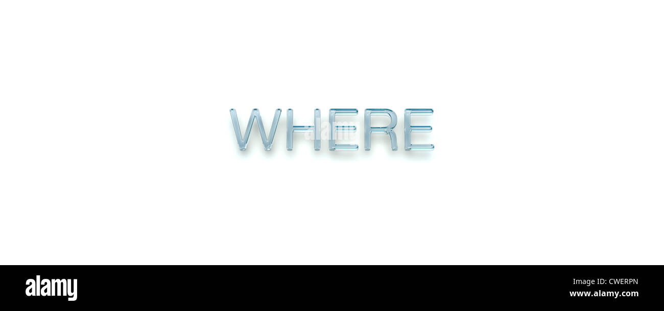 3d glass logo 3d model hi-res stock photography and images - Alamy