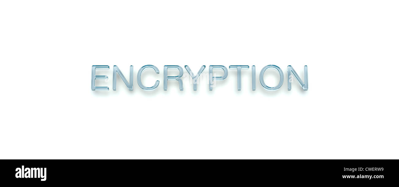 Encryption writing Cut Out Stock Images & Pictures - Alamy