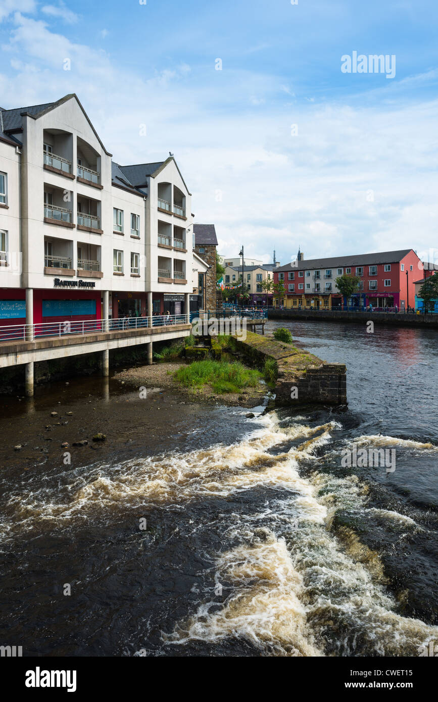 Garavogue River, Sligo town, County Sligo, Republic of Ireland Stock ...