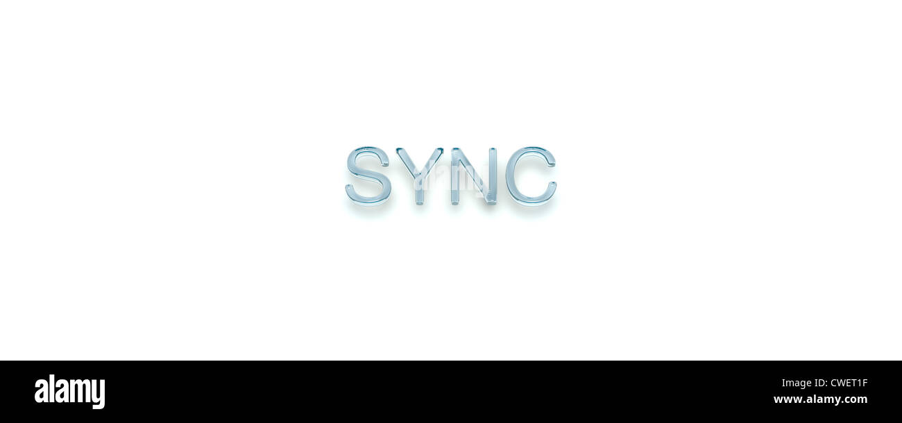 Word writing text sync hi-res stock photography and images - Alamy